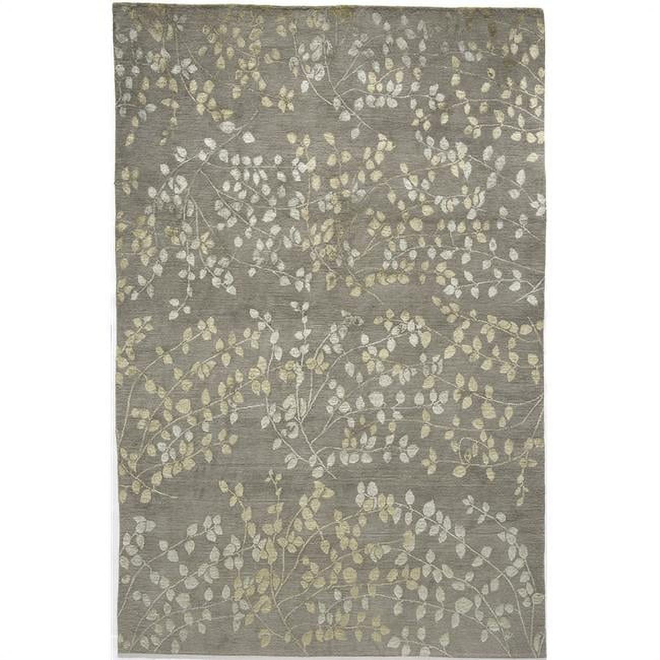 Due Process Stable Trading Empress Leaves Taupe Area Rug, 8 x 10 ft ...
