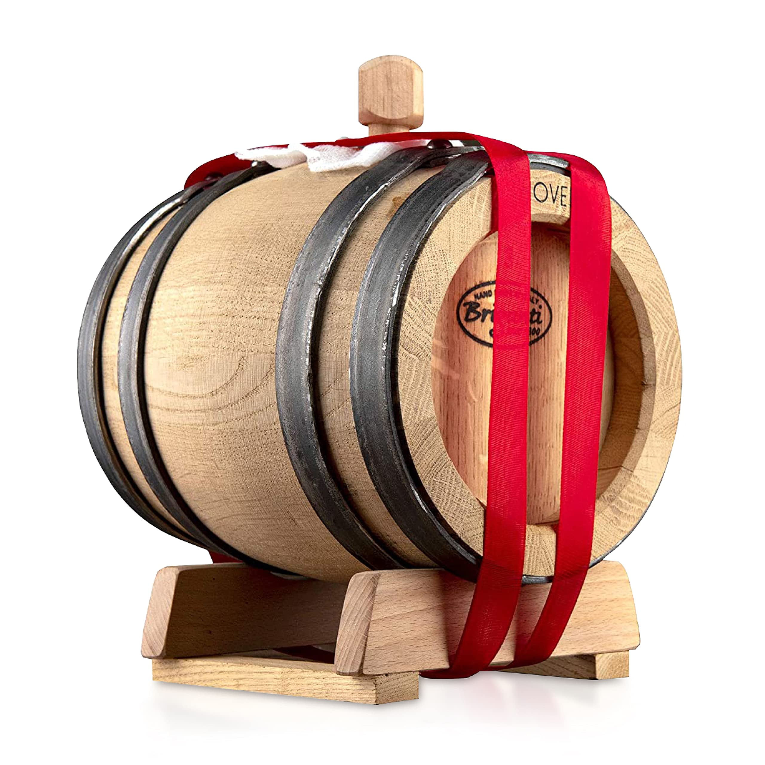 Due Vittorie Balsamic Vinegar Barrel Gift Set With 3-Liter Oak Wood ...
