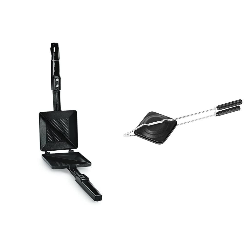 Duet 2-cut TSTDUET Sandwich Toaster Black + T2STSR Sandwich Gas Toaster ...
