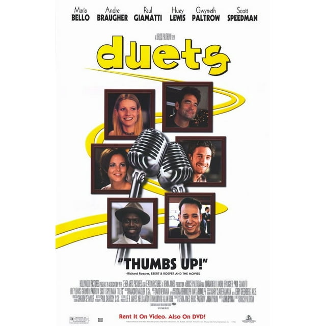 Duets - movie POSTER (Style B) (11" x 17") (2000) - Walmart.com