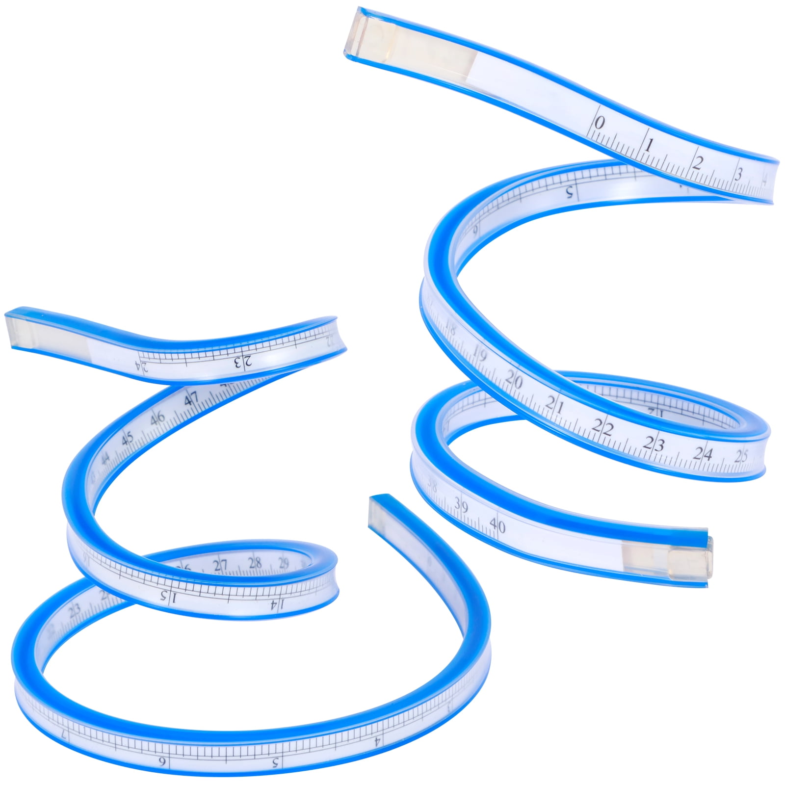 Duety 2Pcs Flexible Curve Rulers Inch and Metric Multifunctional ...