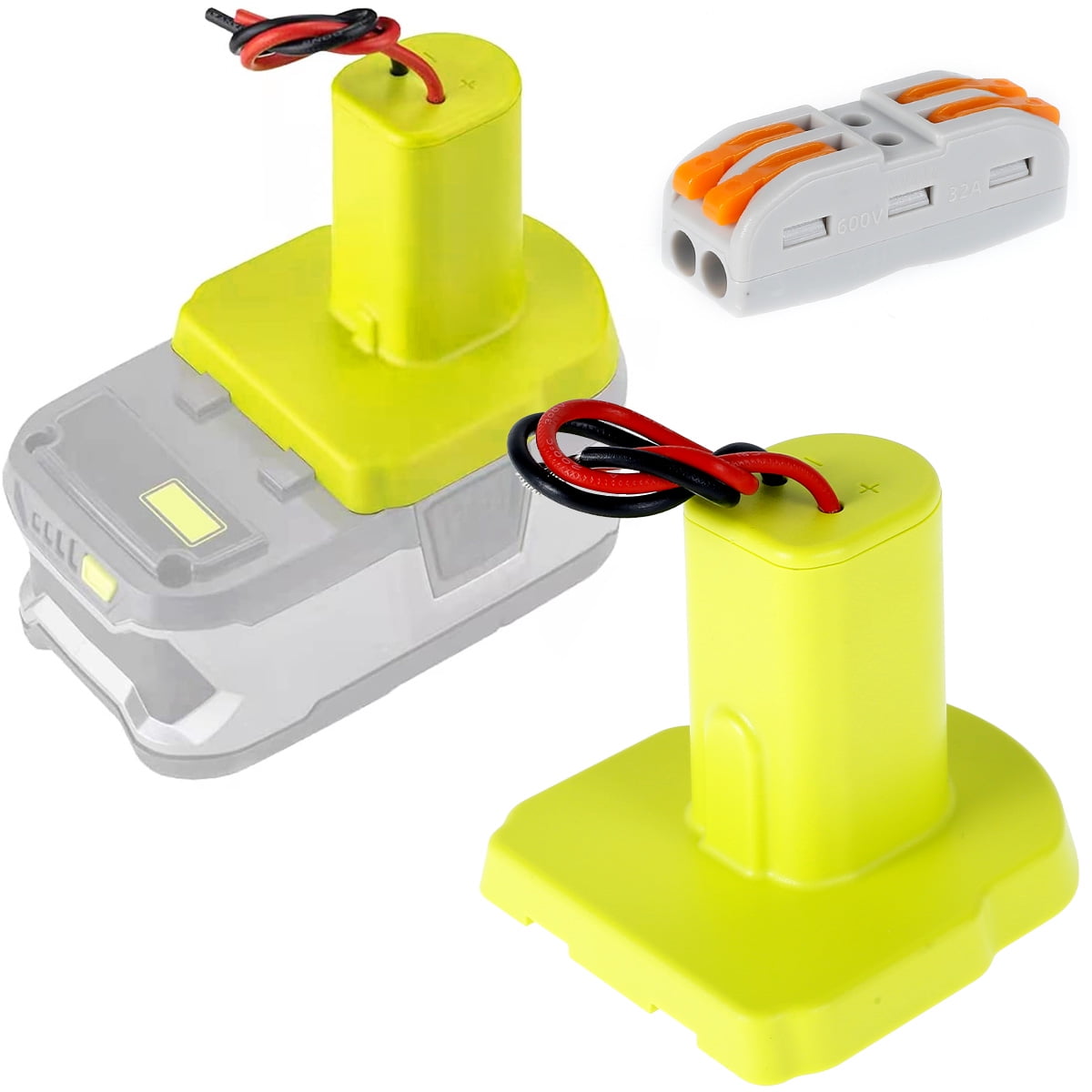 Duety Battery Adapter Portable Insulated Battery Connector for Work ...