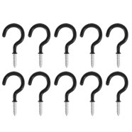 2.9" Large Ceiling Hooks, 12 Pcs Heavy Duty Screw-in Wall Hooks, Vinyl ...