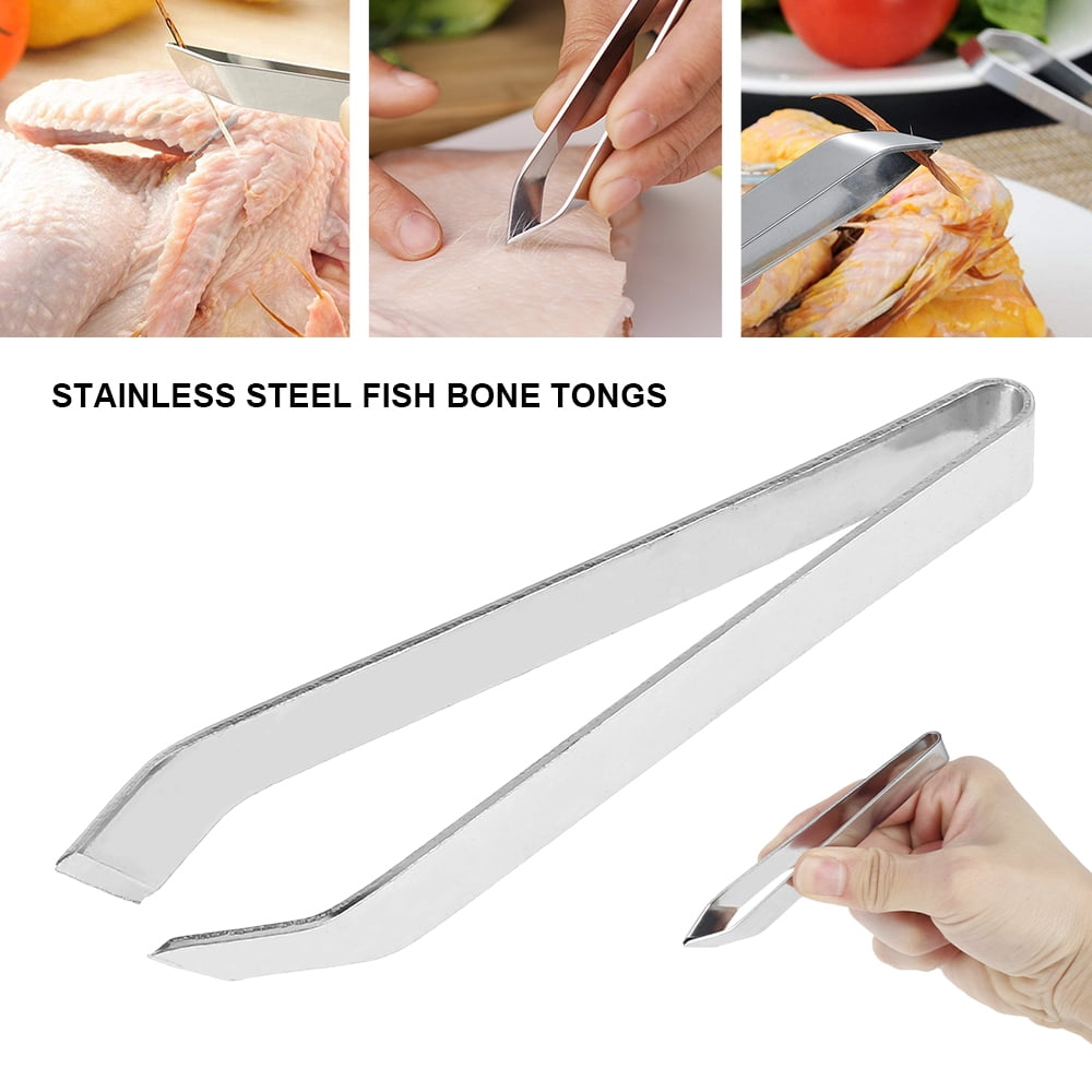 Duety Fish Bone Tweezers，Kitchen Tweezers，Stainless Steel Flat And ...