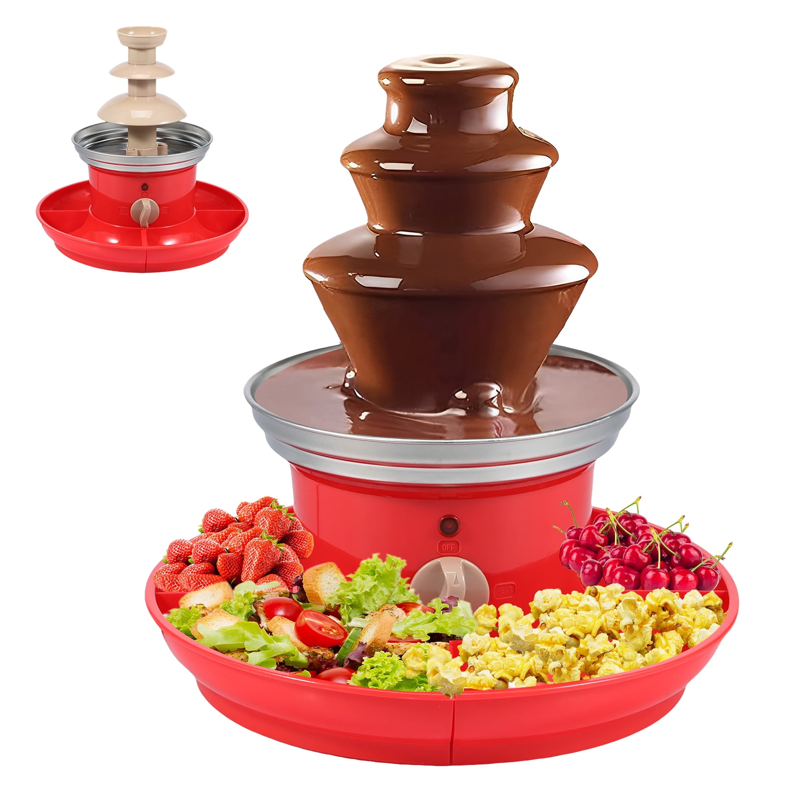 Duety Mini 3 Tier chocolate fountain machine, chocolate fountain ...