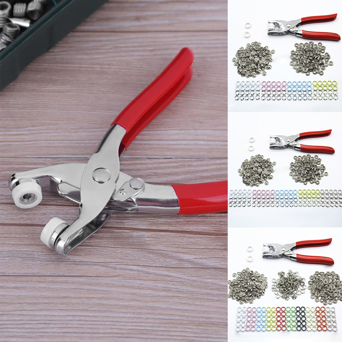 Duety Snap Fasteners Kit Metal Hollow And Solid Five Claw Buckle Set ...