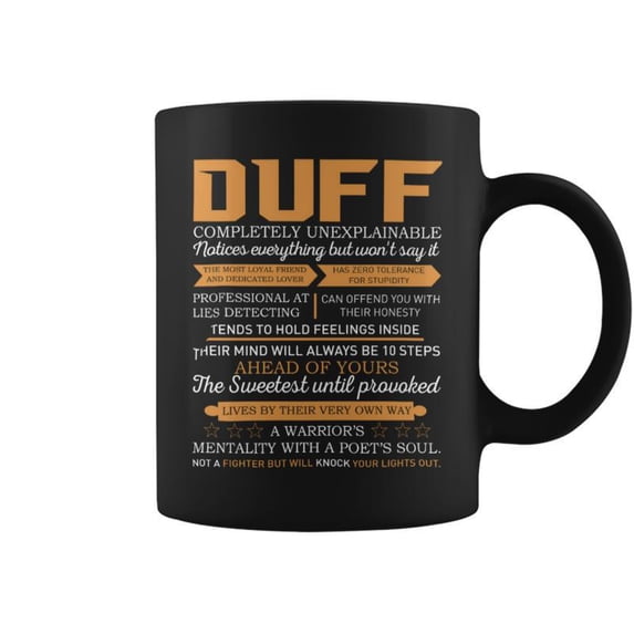 Duff Completely Unexplainable Notices Everything But WonT Say It Name ...