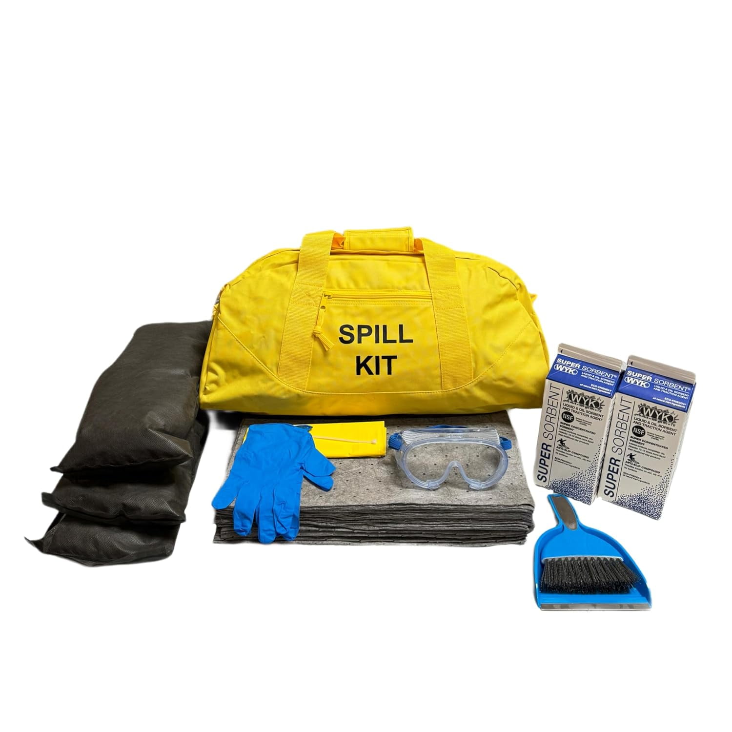 Duffle Bag Spill Kit with Granular Absorbent$$Safety & Emergency ...