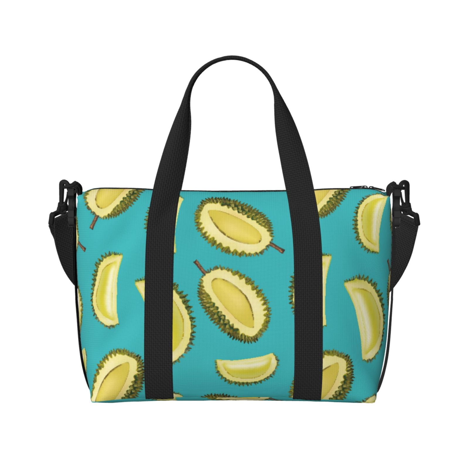 Duffle Bag for Travel Essentials - Cute Durian Blue Duffel Bag Gym Bag ...
