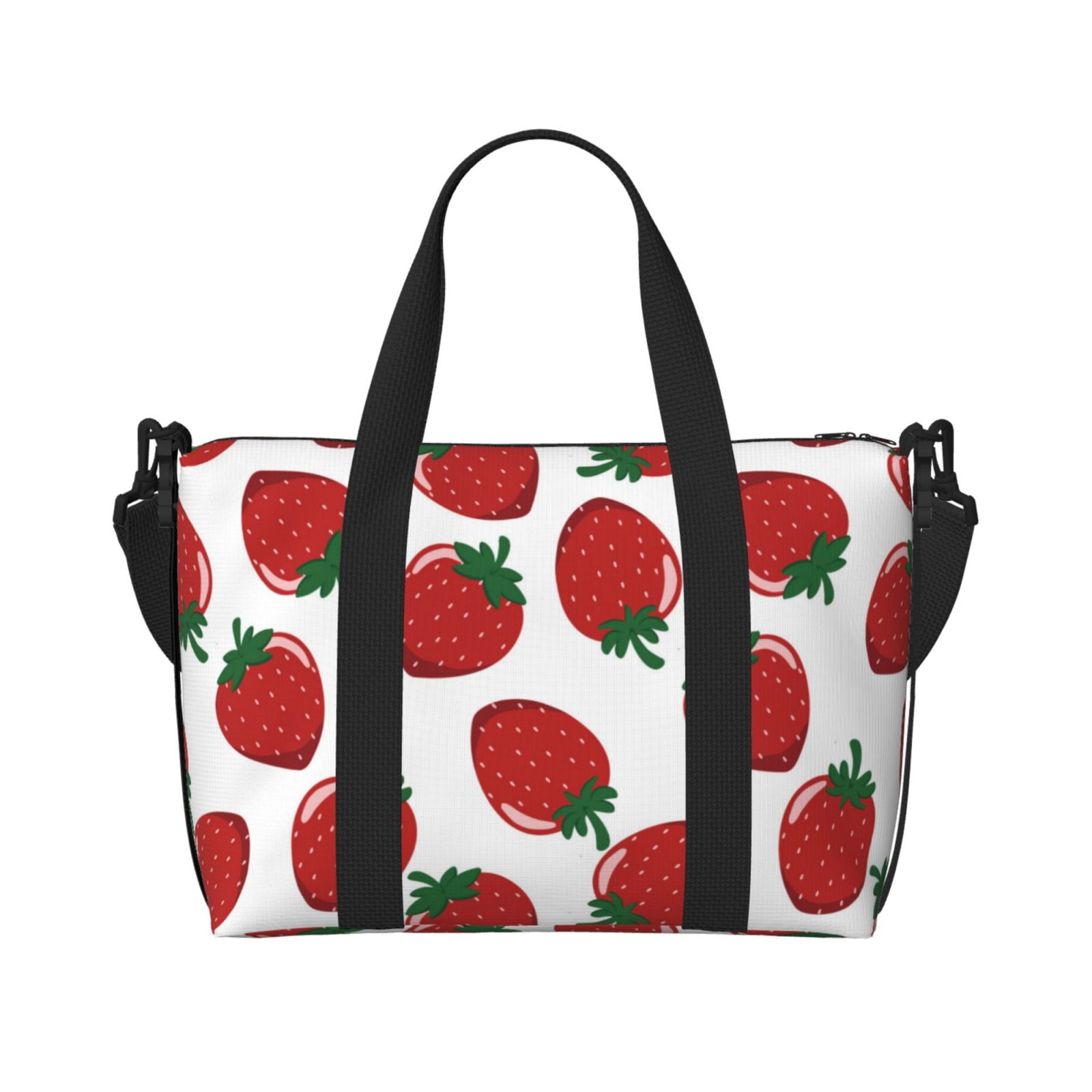 Duffle Bag for Travel Essentials - Cute Fresh Strawberry Duffel Bag Gym ...