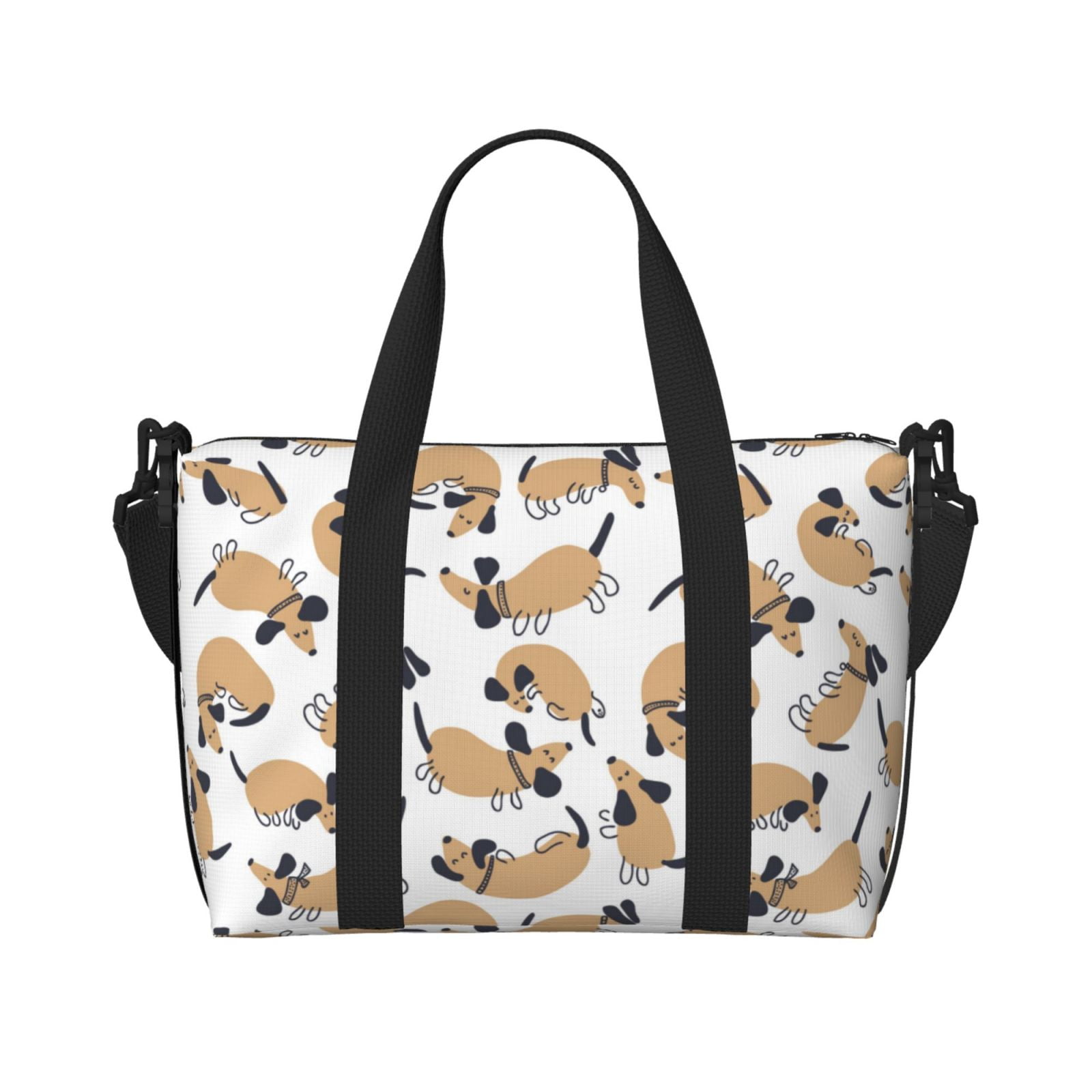 Duffle Bag for Travel Essentials - Dachshund Dog Puppy No.1053 Duffel ...
