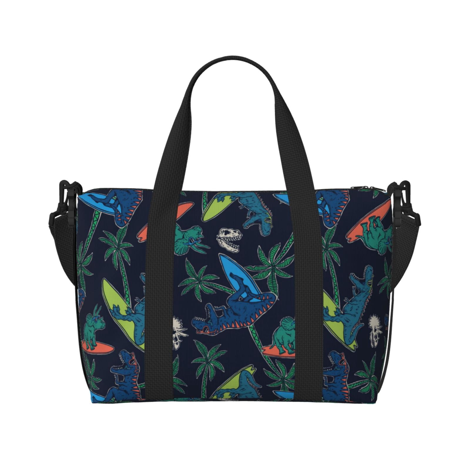 Duffle Bag for Travel Essentials - Dinosaur print J Duffel Bag Gym Bag ...