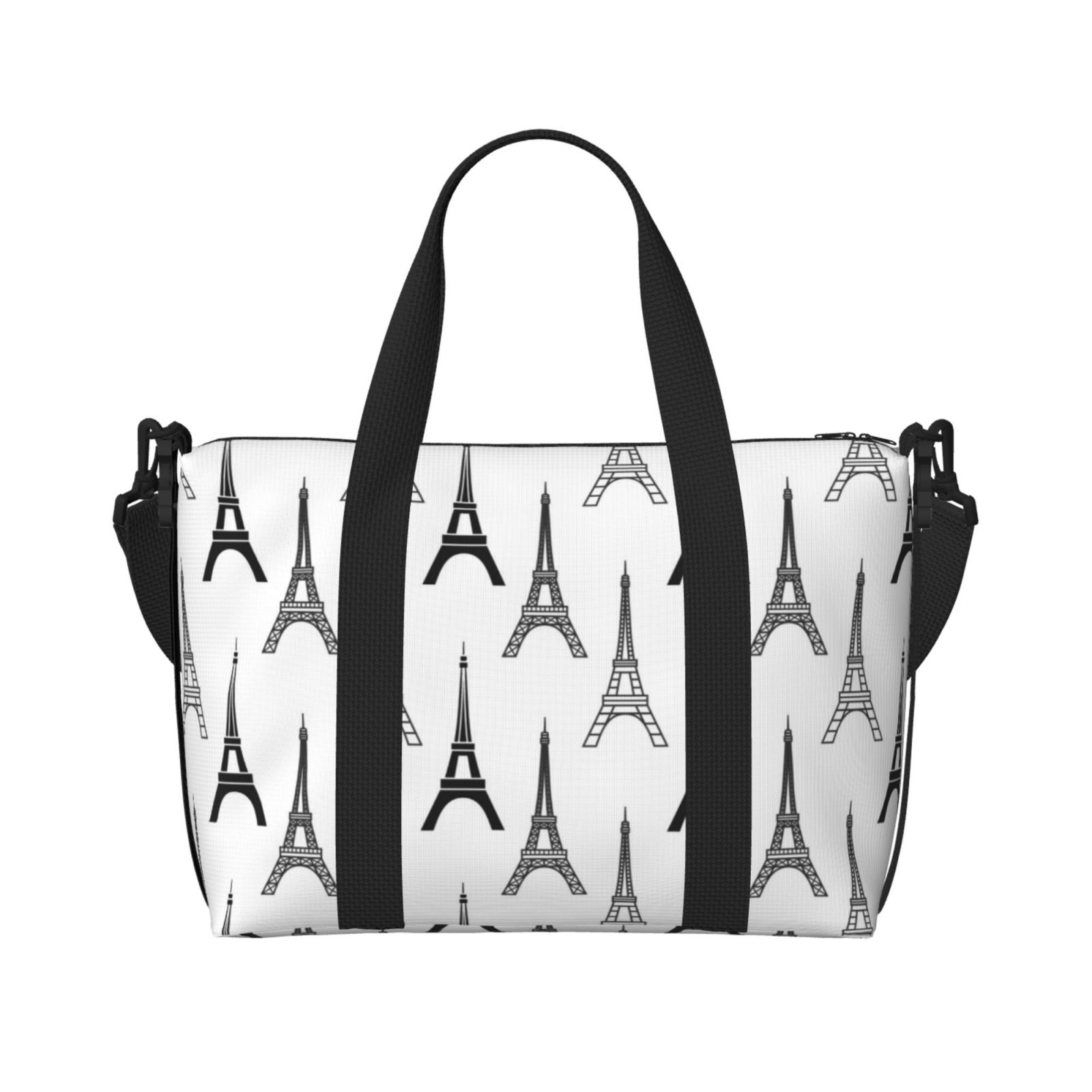 Duffle Bag for Travel Essentials - Eiffel Tower Clean Duffel Bag Gym ...