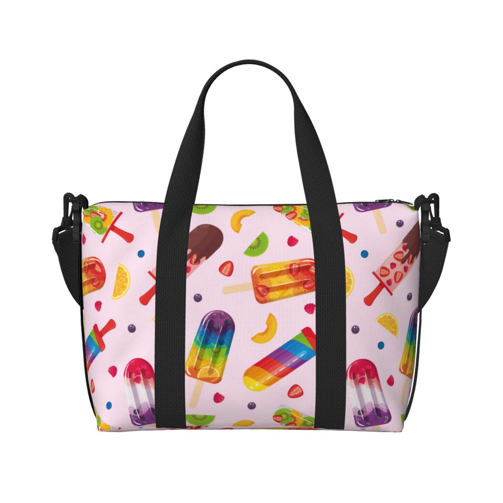 Duffle Bag for Travel Essentials - cartoon Popsicle Duffel Bag Gym Bag ...