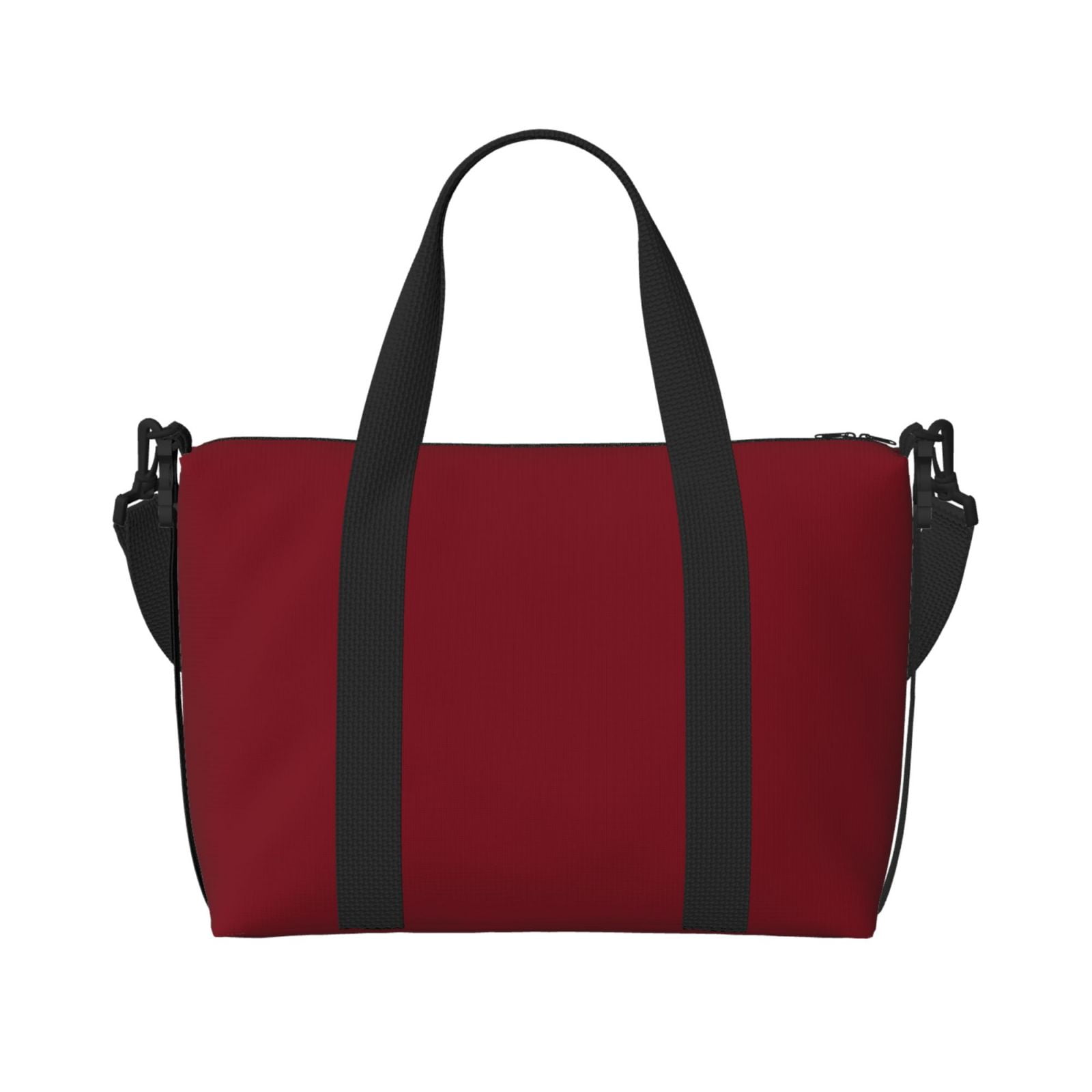 Duffle Bag for Travel Essentials - maroon Duffel Bag Gym Bag Overnight ...