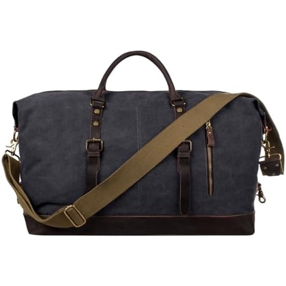 Duffle Bag for Travel Canvas Duffel Bag Carry on Weekender Bag for Men ...