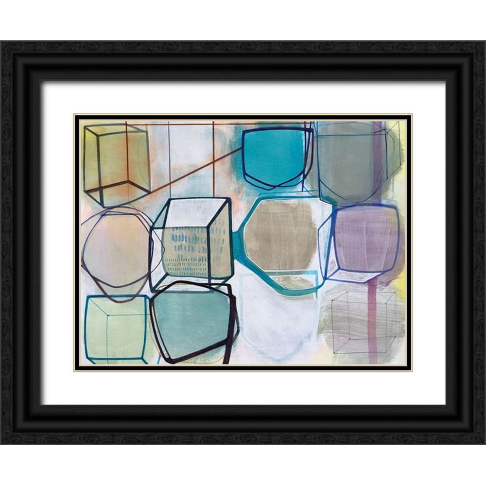 Duffy, Naomi Taitz 14x12 Black Ornate Wood Framed with Double Matting ...