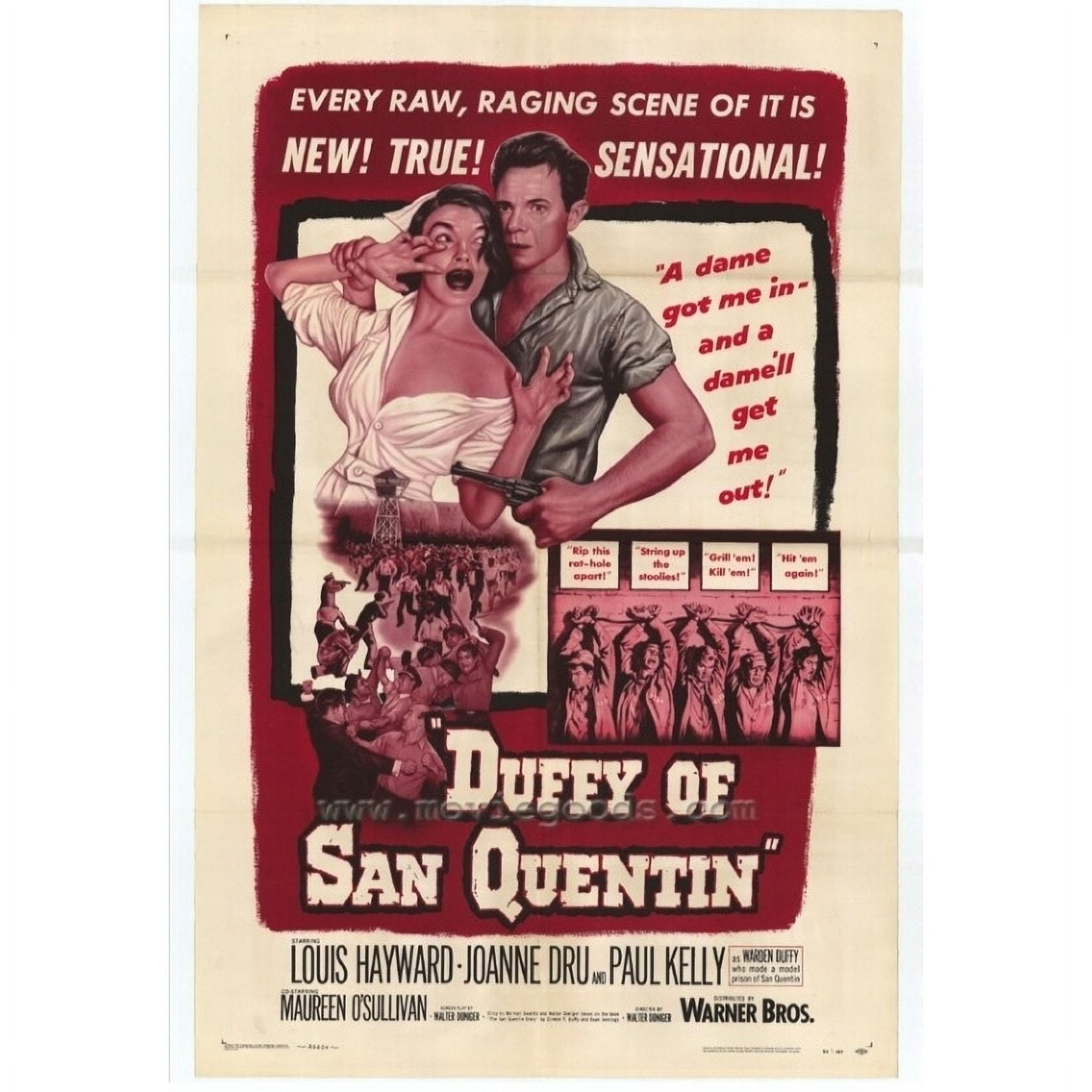 Duffy of San Quentin Movie Poster (11 x 17) - Walmart.com