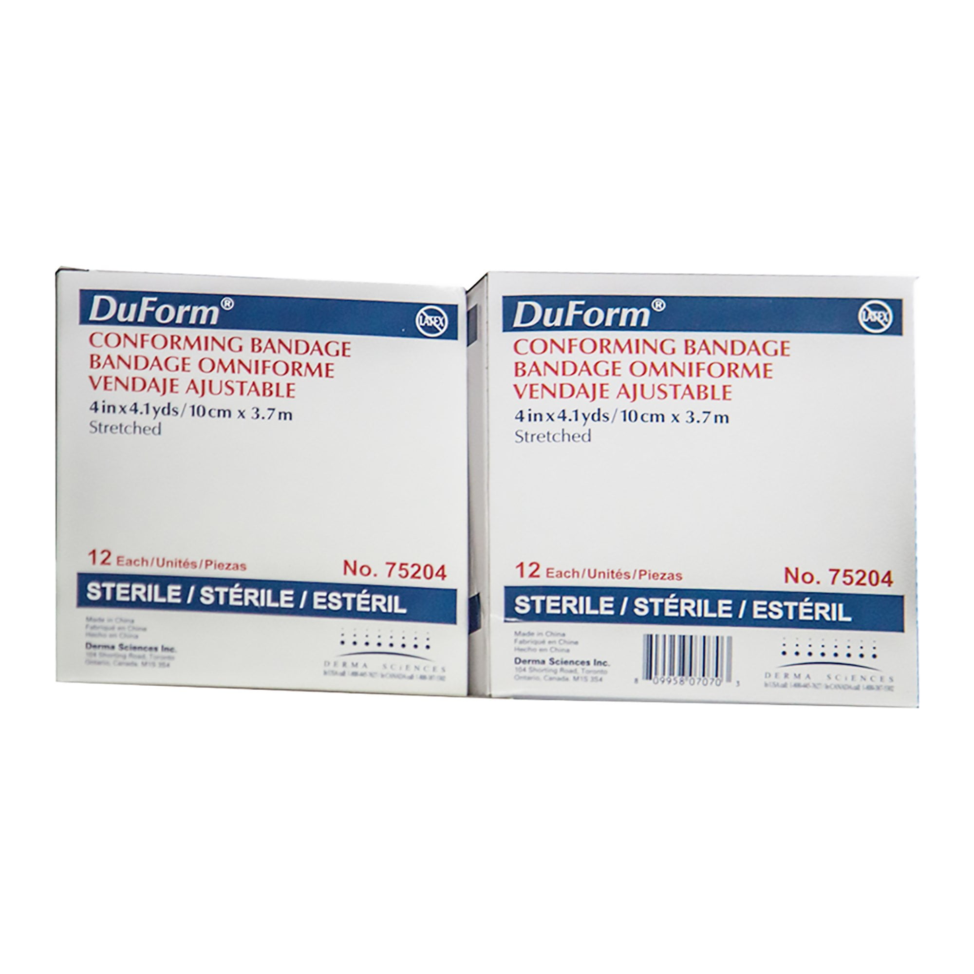 Duform Sterile Conforming Bandage, 4 Inch x 4-1/10 Yard, Derma Sciences ...