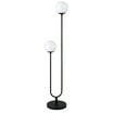 Ozarke Solstice Unique Tall Glass Globe Floor Lamp - Simple LED ...