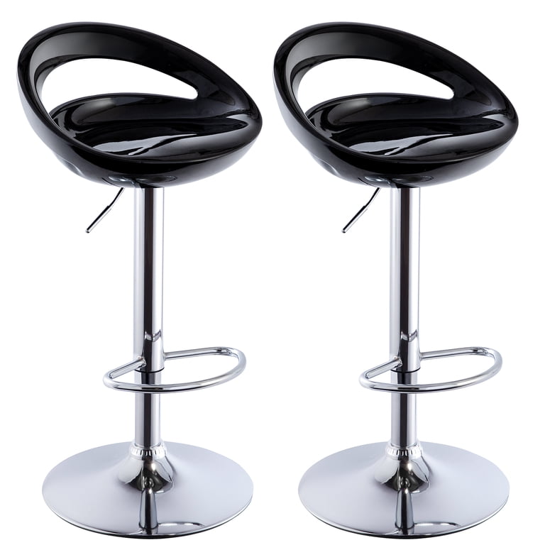 Plastic Bar Stools Portland Swivel Adjustable Height ABS Plastic Bar