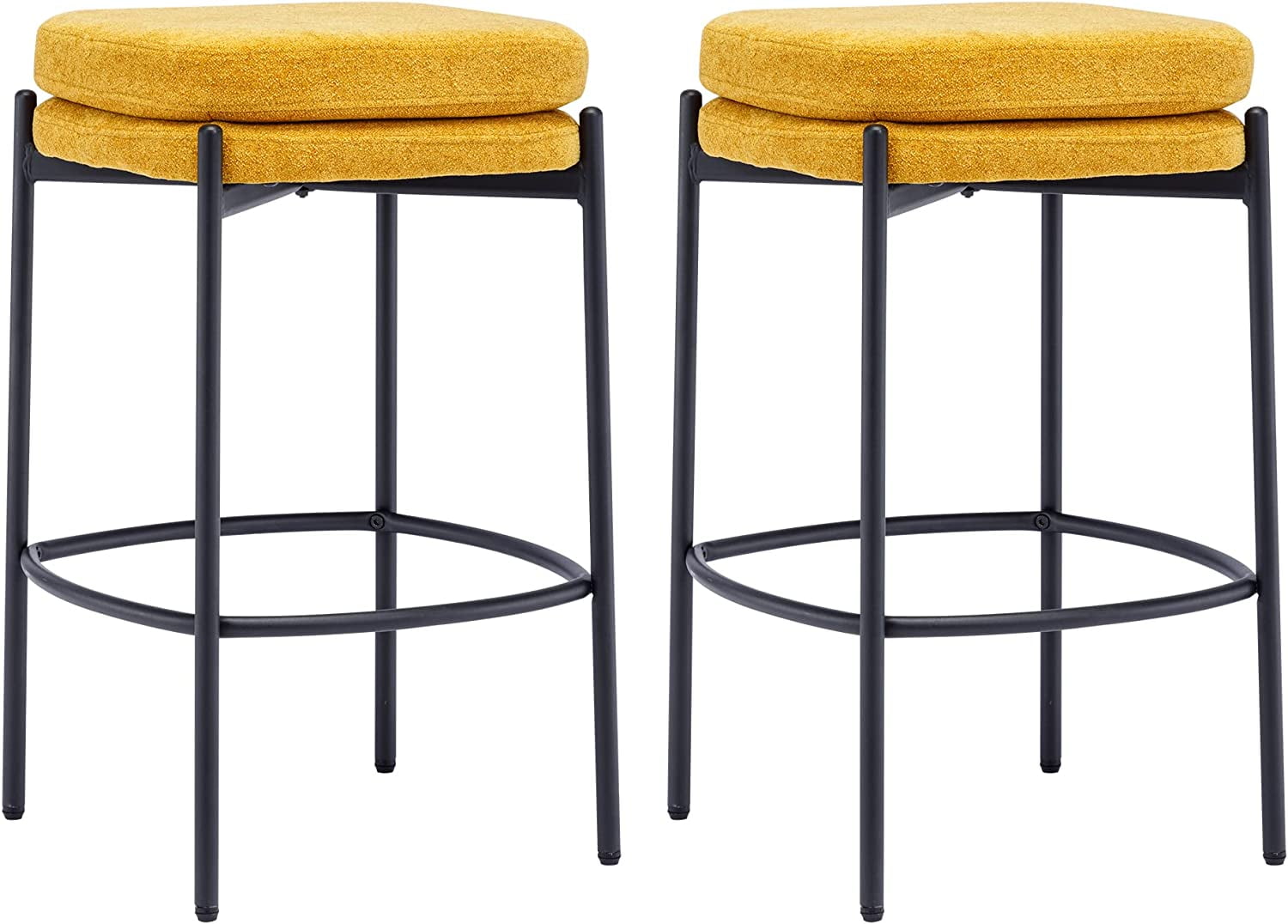 Duhome Counter Height Bar Stools Set of 2 Modern Counter Stools ...