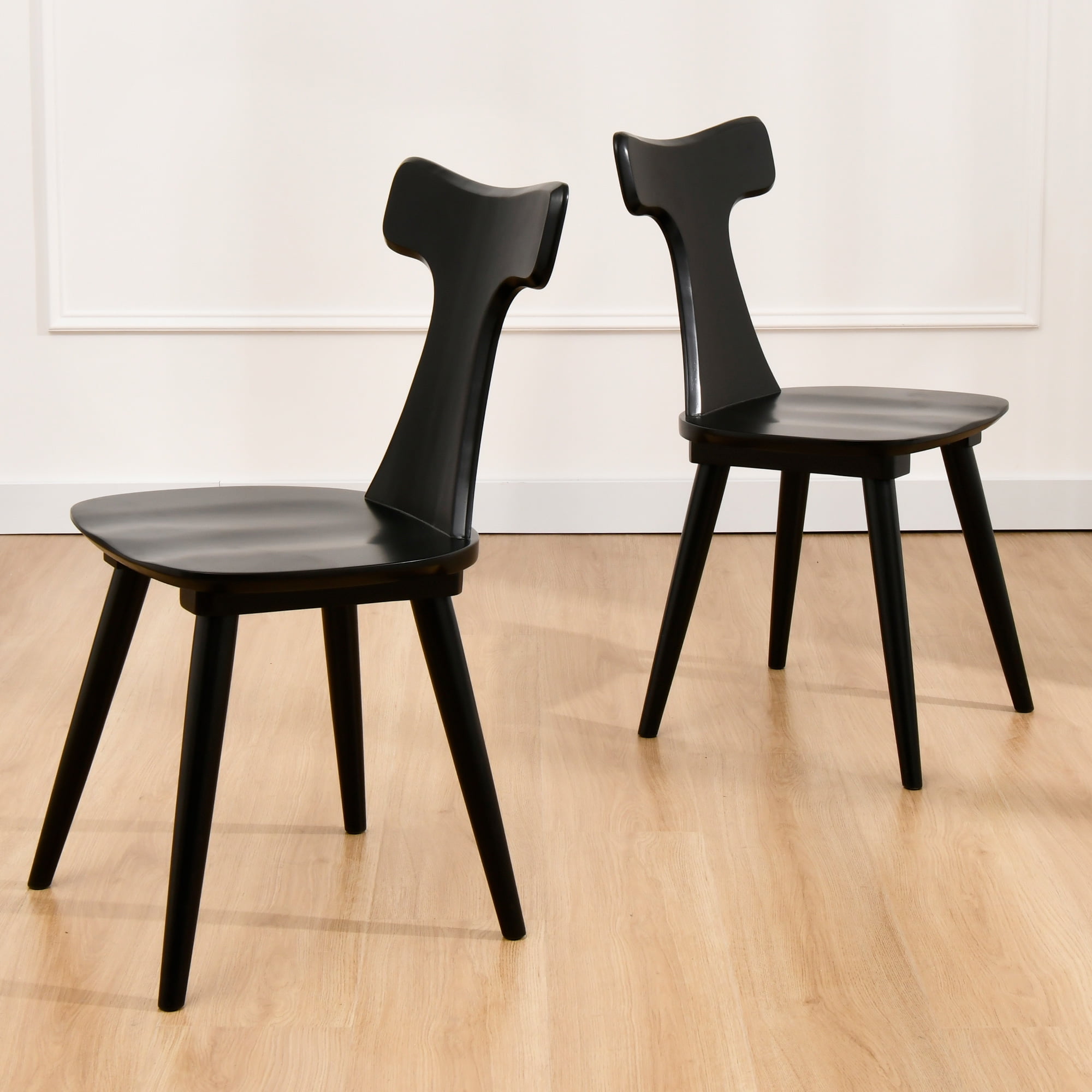 Duhome Dining Chairs Set of 2 Wood Dining Room Chair for Kitchen ...