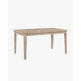 Duhome Dining Table Kitchen Table with Beautiful Wooden Grain Pattern ...