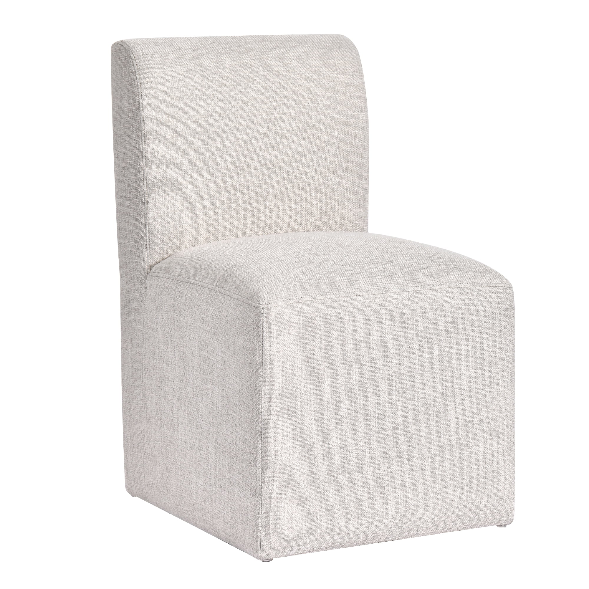 Duhome Modern Beige Linen-Look Swivel Accent Chair with Down Filling ...