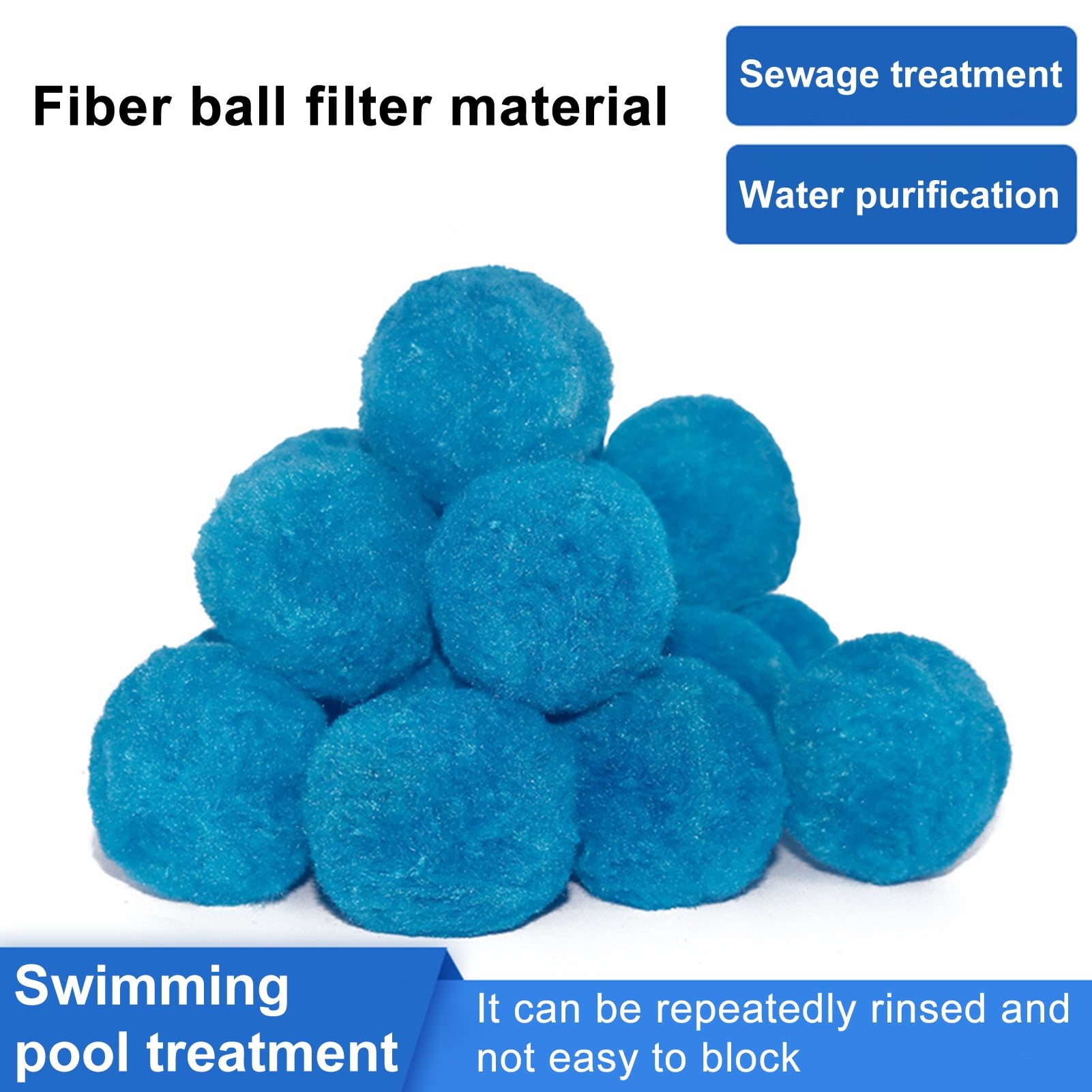 Duixinghas 1 Bag Pool Filter Ball Water Saving Effective Keep Clean ...