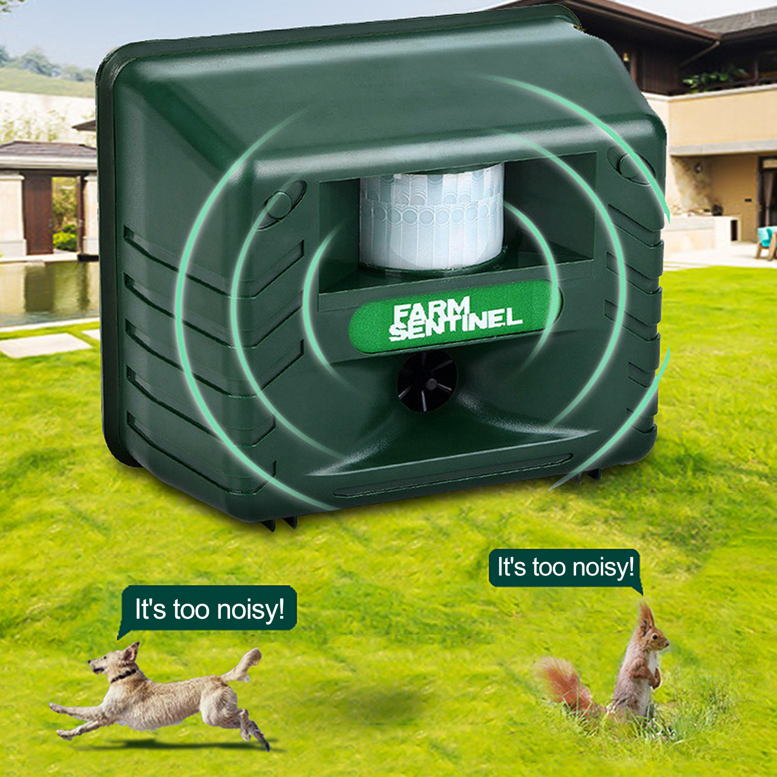 Duixinghas 1 Set Pest Repellent Ultrasonic Adjustable Frequency ...