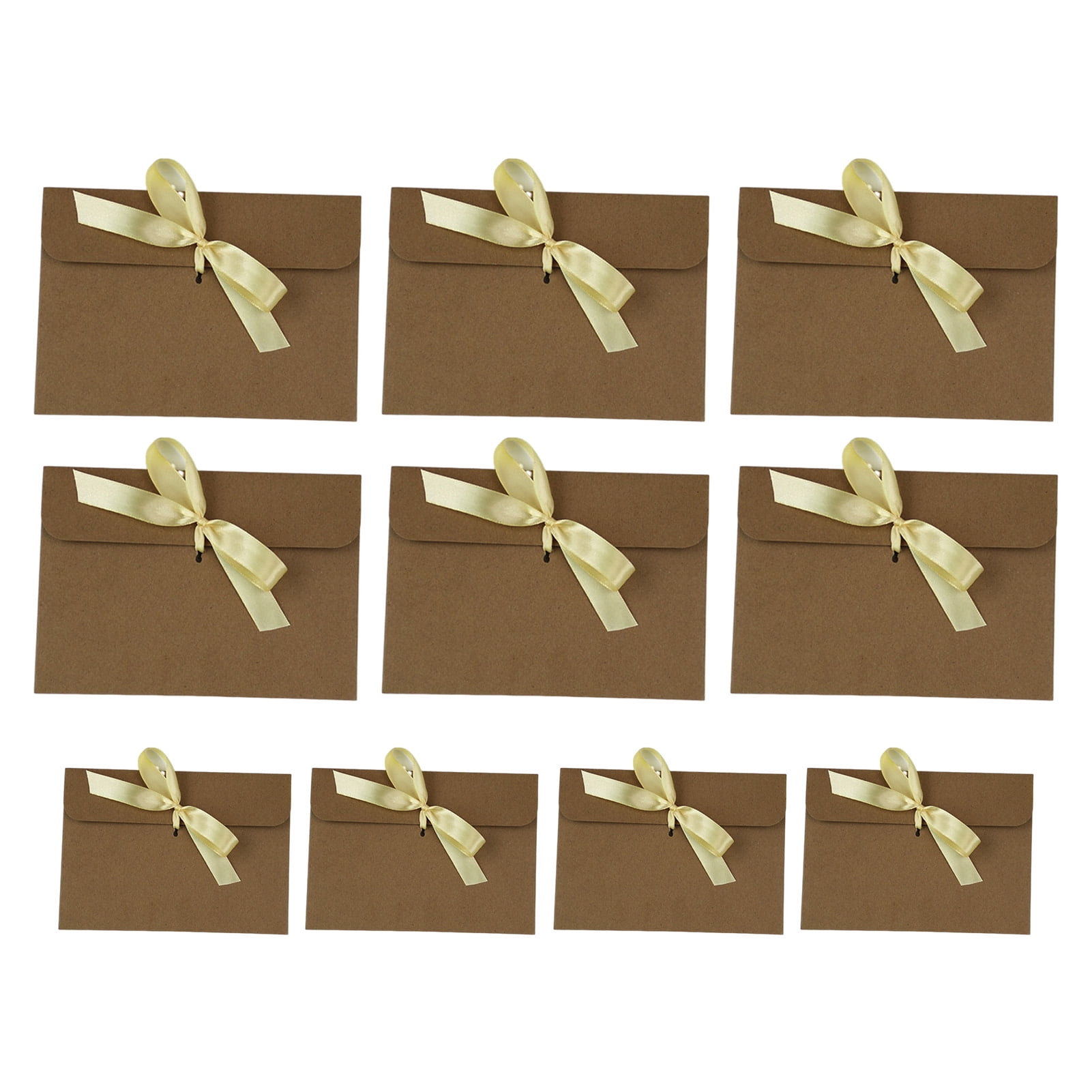 Duixinghas 10Pcs/Set Bow Tie Envelopes Ribbon with Bow Gift Paper ...