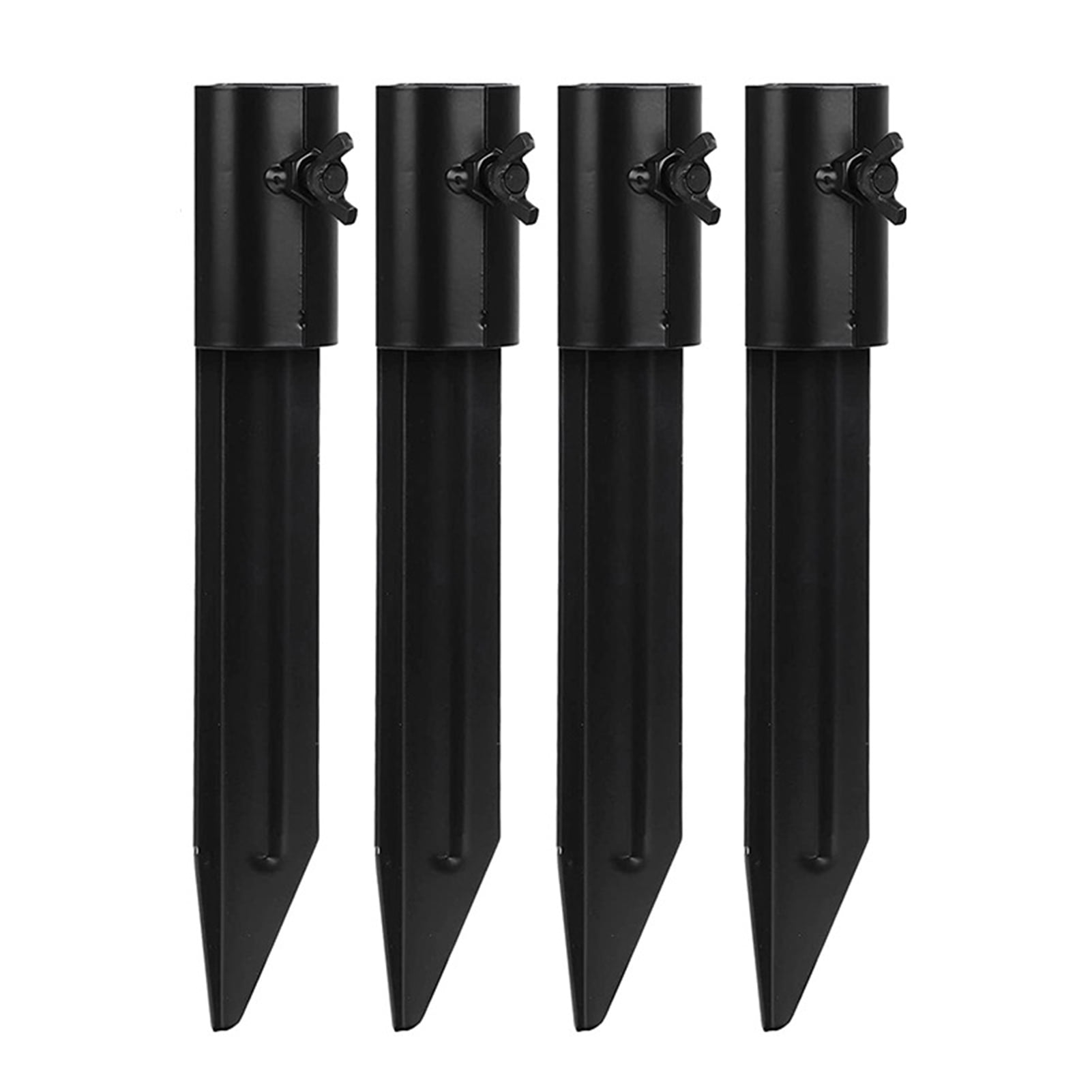 Duixinghas 4/6Pcs Outdoor Light Stakes Metal Ground Spikes for Solar ...