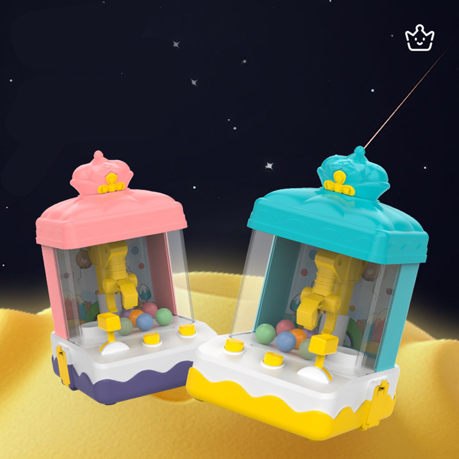 Duixinghas Baby Toy Easy to Use Entertainment Crown Design Button ...