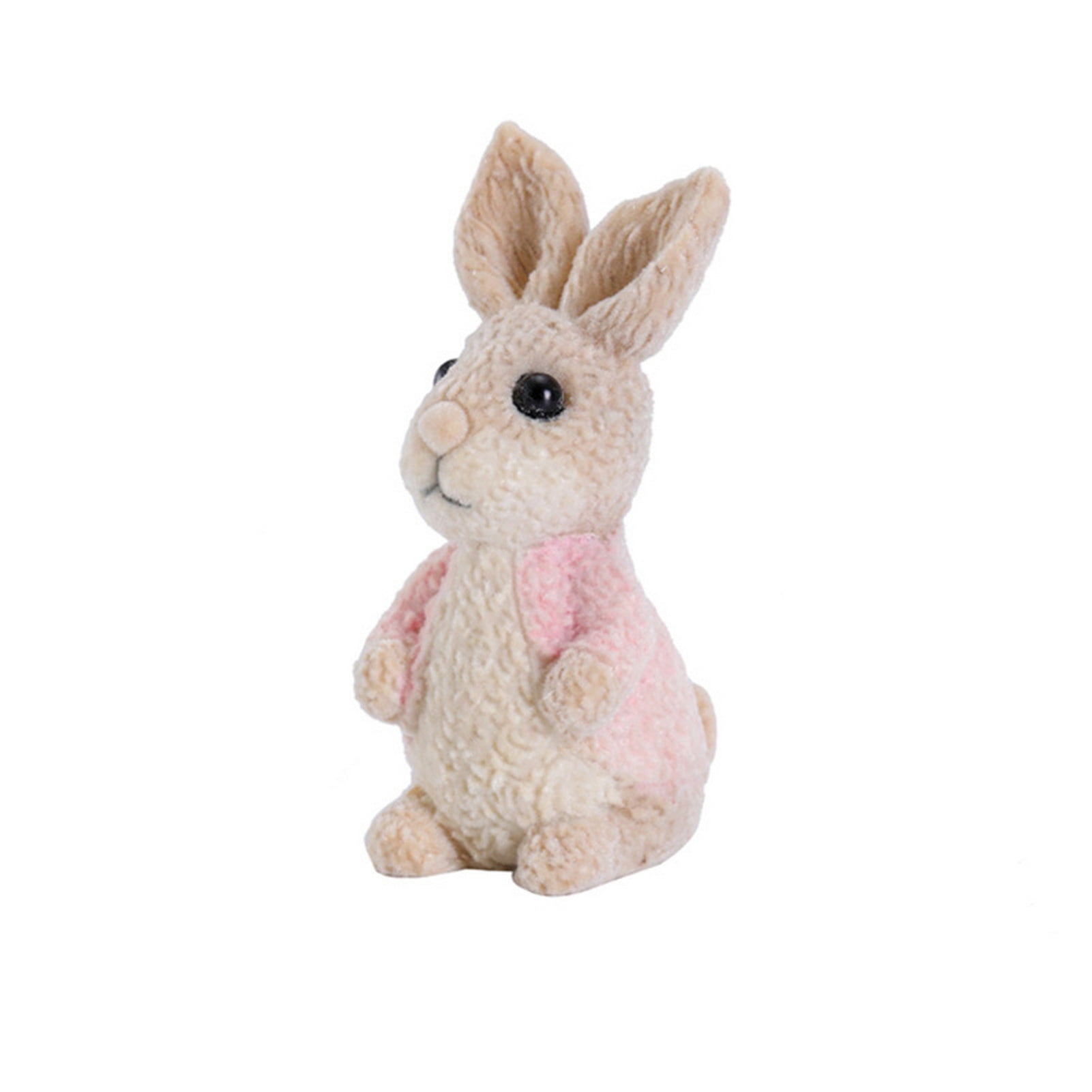 Duixinghas Bunny Sculpture Easter Bunny Ornament Cartoon Rabbit Statue ...