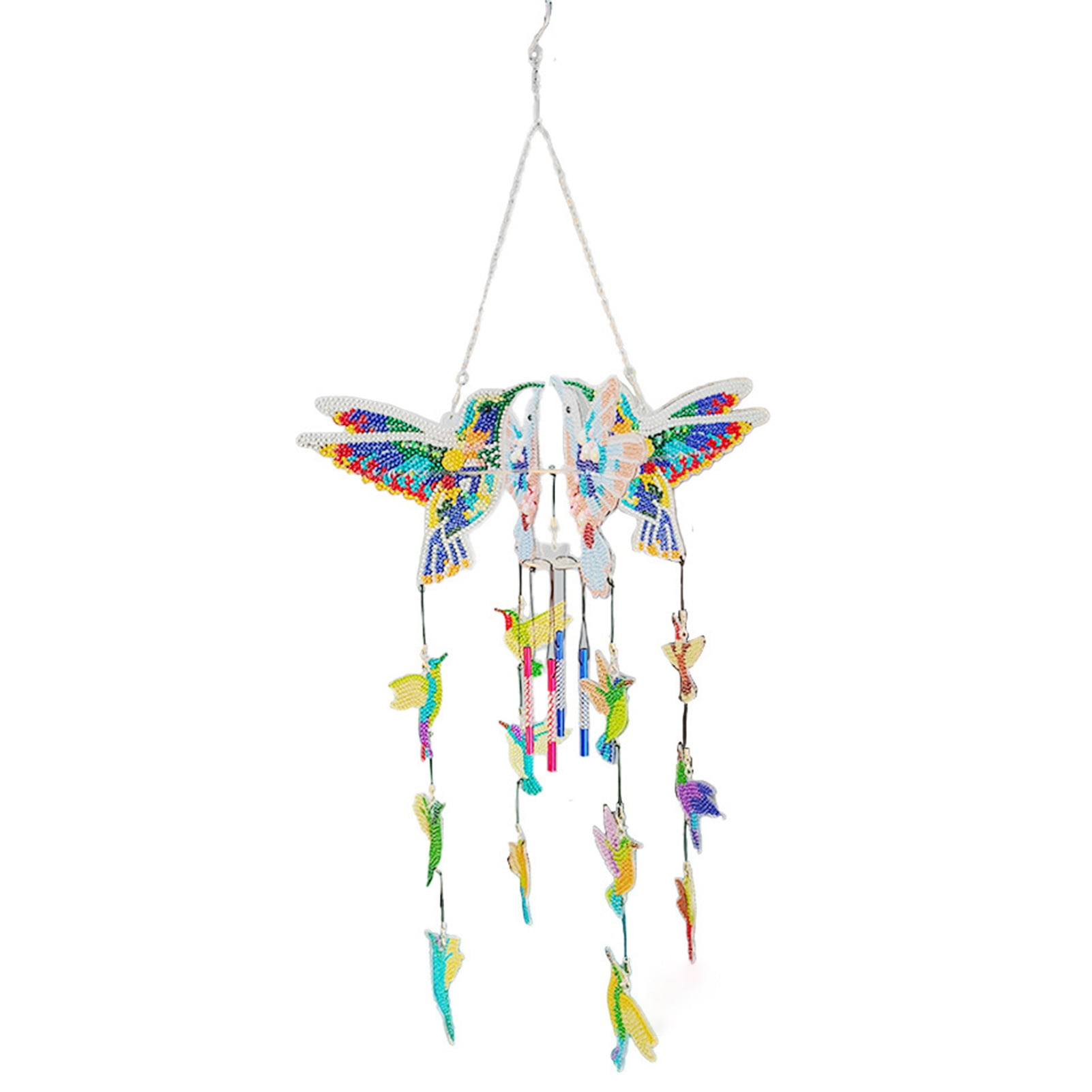 Duixinghas Diy Wind Chime Kit Art Painting Wind Chime Kit Colorful 5d ...