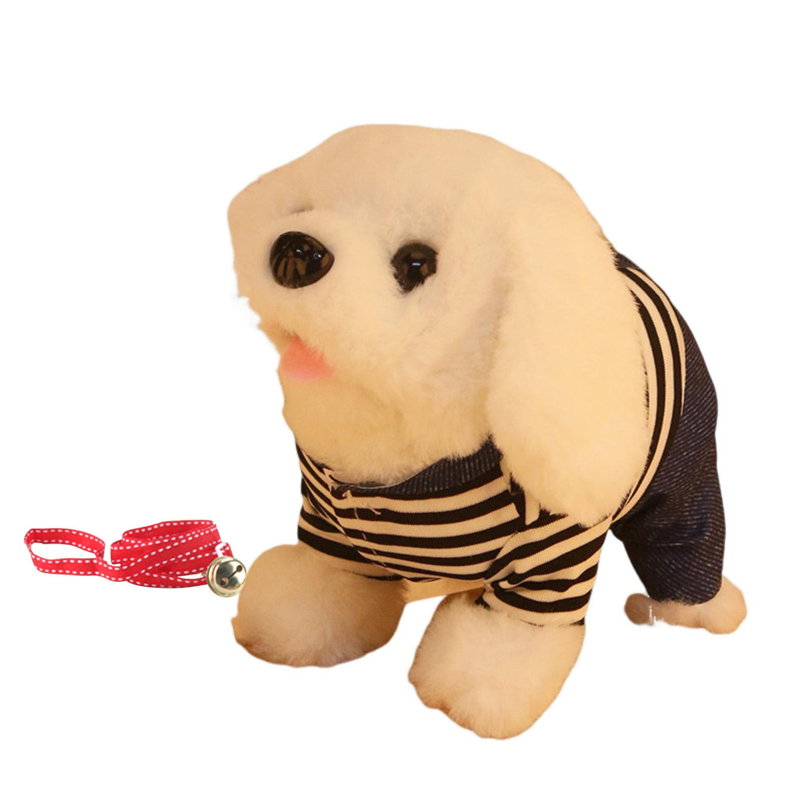 Duixinghas Electronic Plush Toy Puppy Walking Barking Tail Gift Battery ...