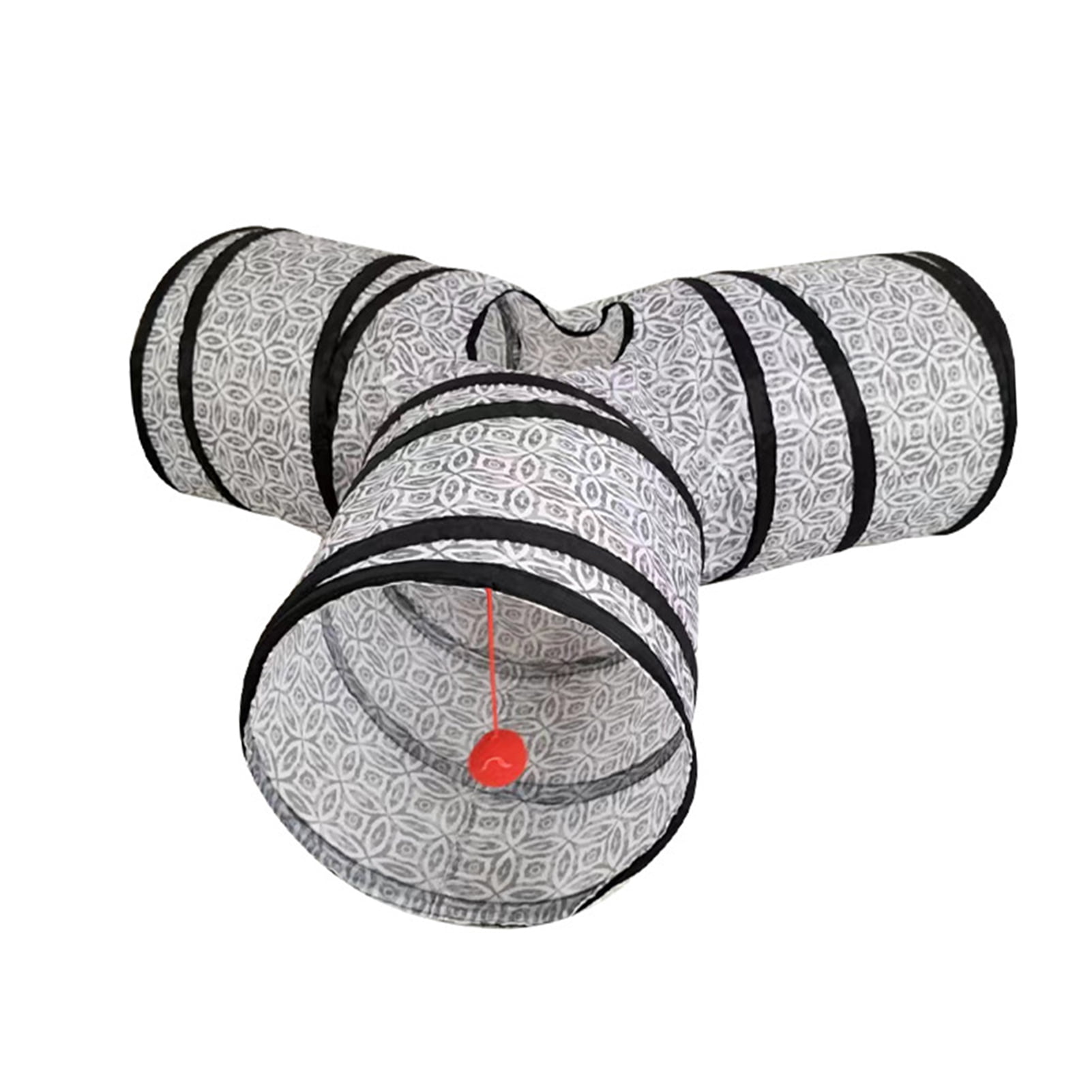 Duixinghas Foldable Cat Tunnel Cat Toy Portable Foldable 3-way Pet ...