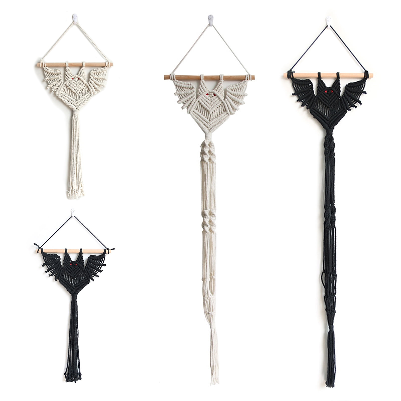 Duixinghas Gothic Bat Hanging Planter Woven Bat Hanging Tapestry ...