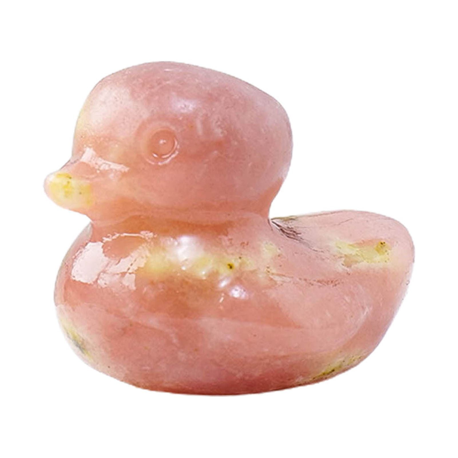 Duixinghas Hand-carved Duck Decoration Cute Natural Stone Duck Ornament ...