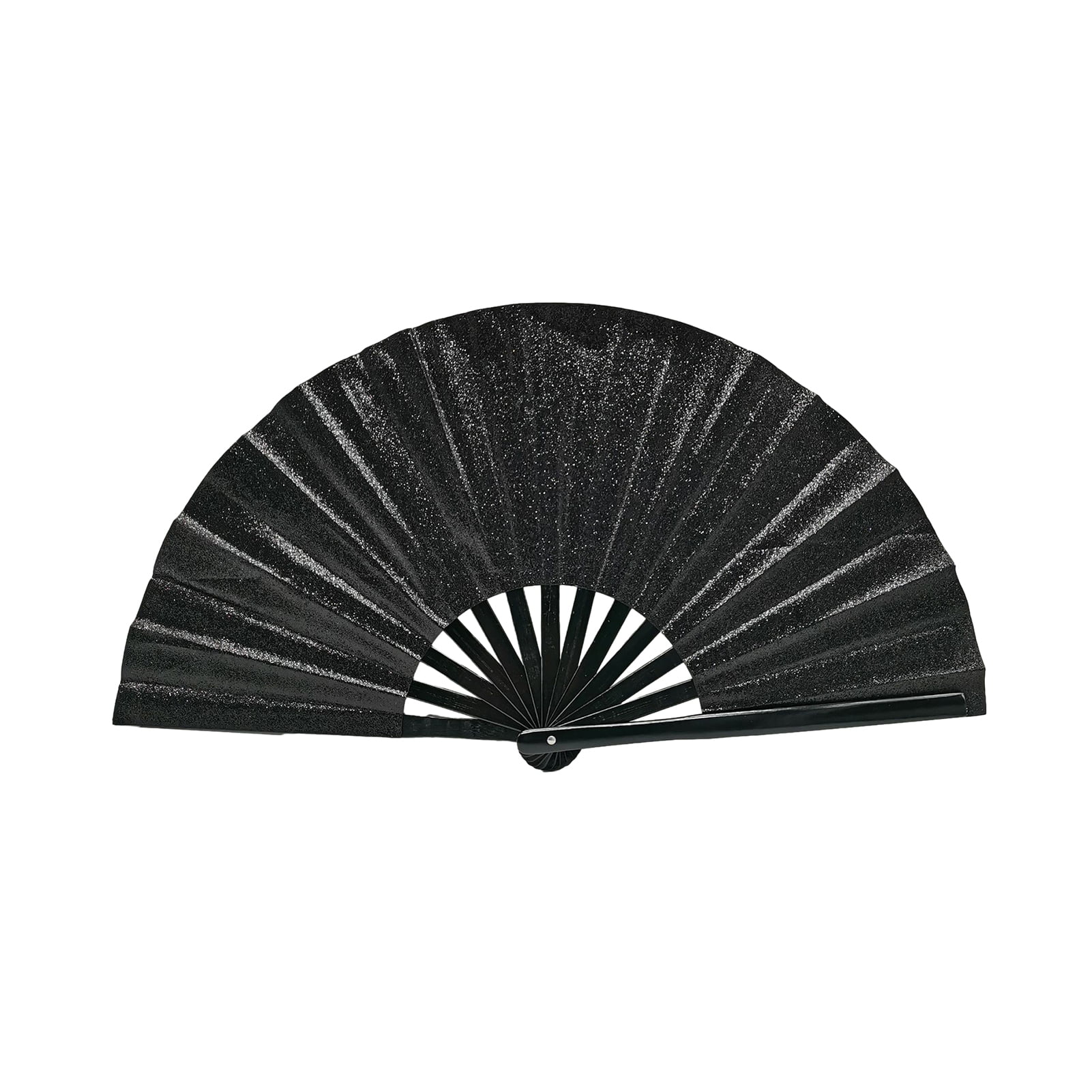 Duixinghas Large Folding Fan Large Folding Shiny Hand Rave Fan with ...