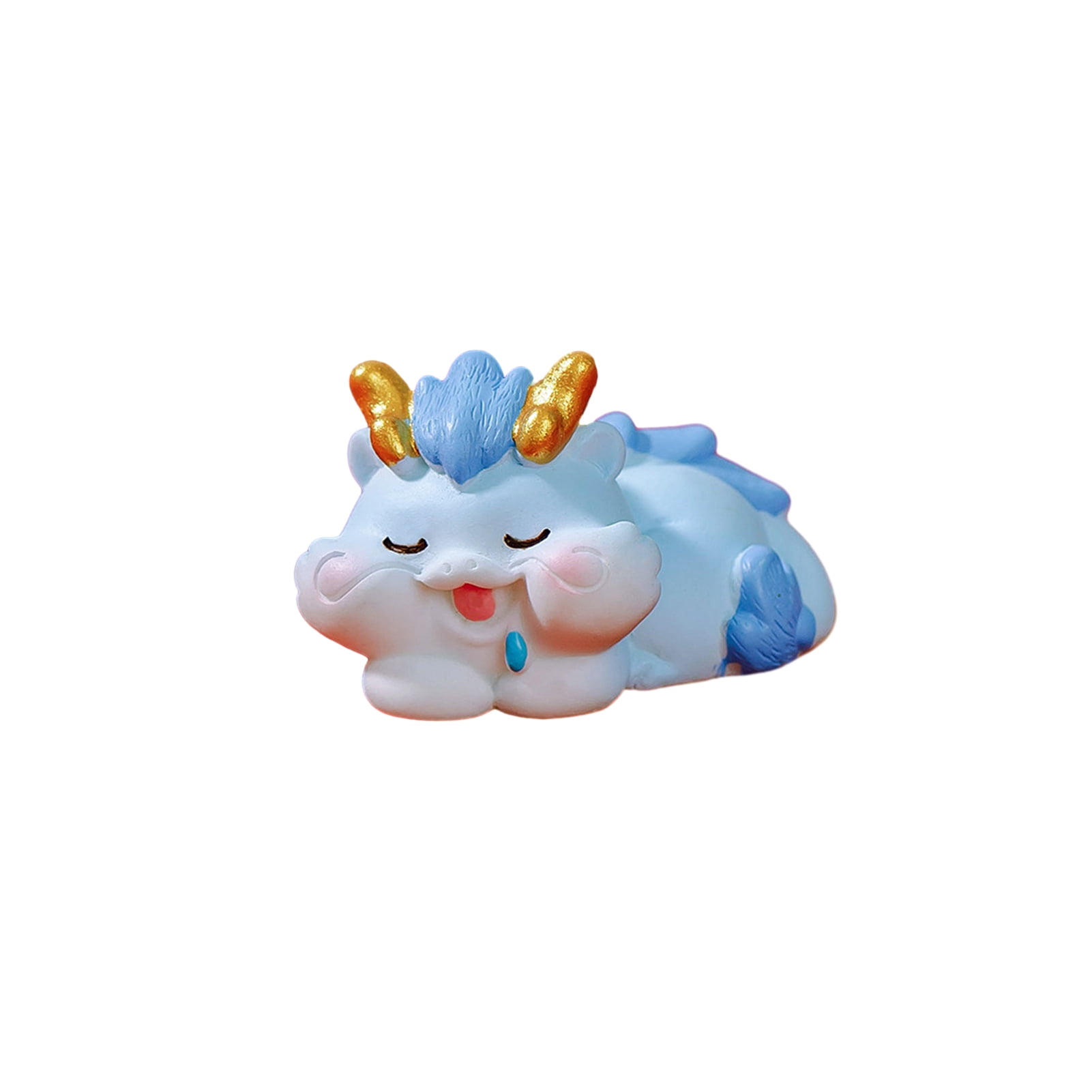 Duixinghas Mini Dragon Figurine Mini Dragon Ornament Durable Resin ...