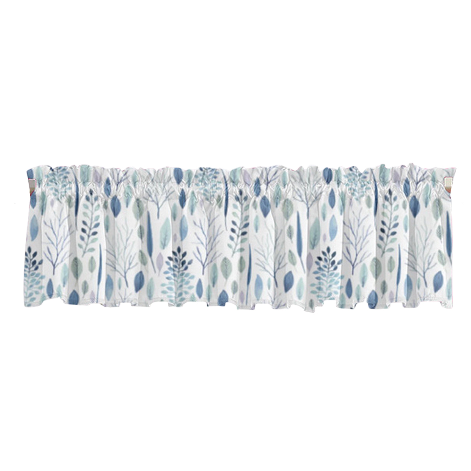 Duixinghas Modern Leaf Valance Window Valance Exquisite Pattern Soft ...
