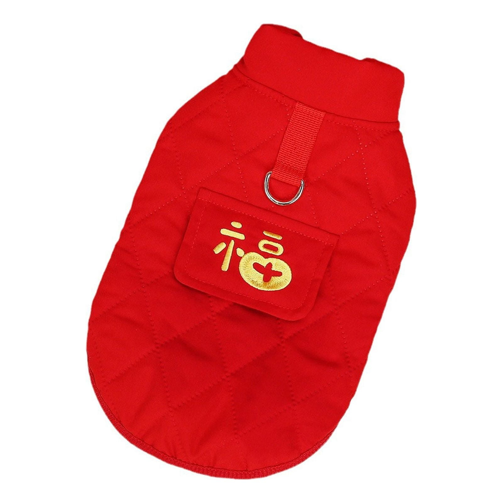 Duixinghas Polyester Pet Vest Pet Vest Eye-catching Festive Red Dog ...