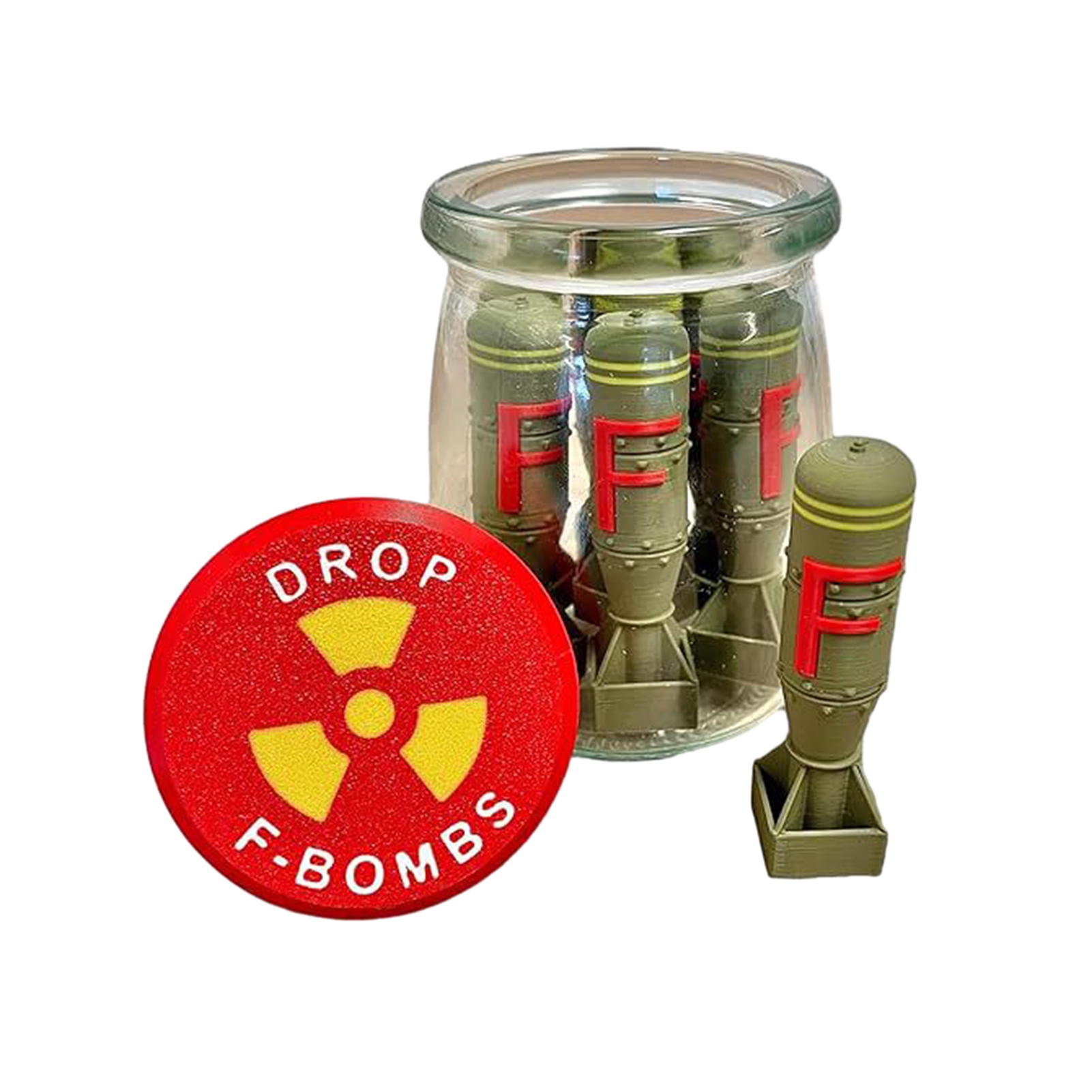 Duixinghas Resin Bombs Figurine F-bombs Jar Resin Craft Guided Missiles ...