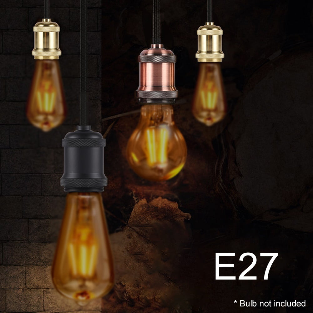 Duixinghas Retro Aluminum E27 Ceiling Lamp Holder Pendant Light Socket ...