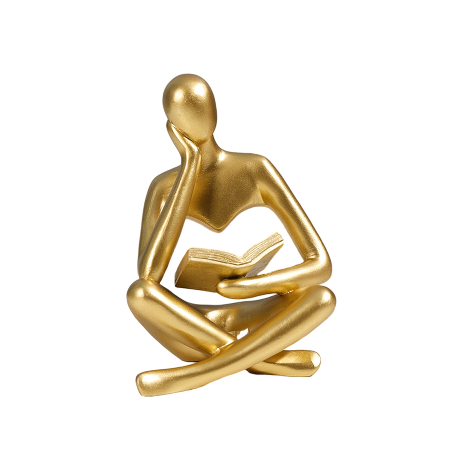 Duixinghas Smooth Surface Statue Abstract Thinker Resin Ornament Colors ...