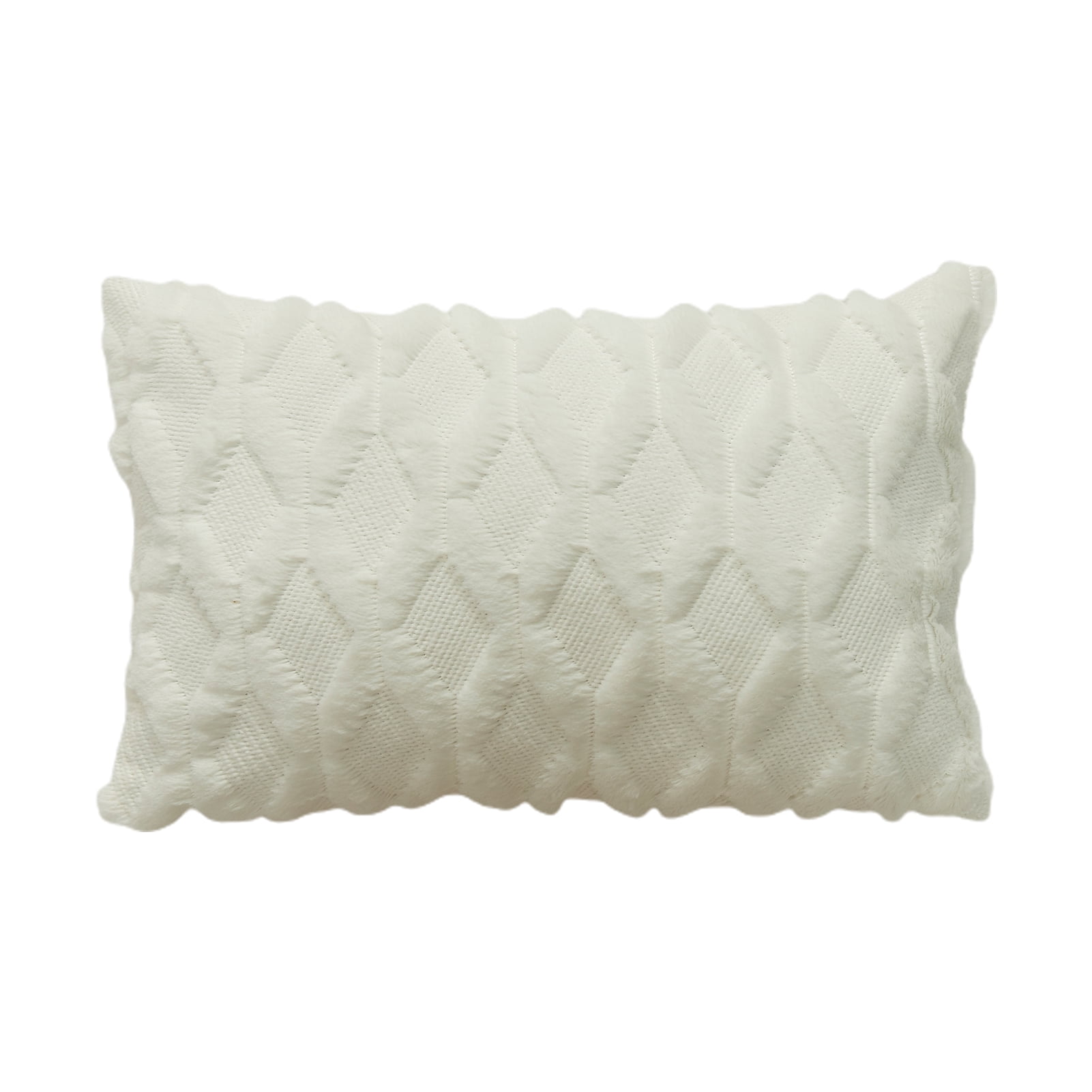 Duixinghas Throw Pillow Cover Geometric Tear Resistant Plush Solid ...