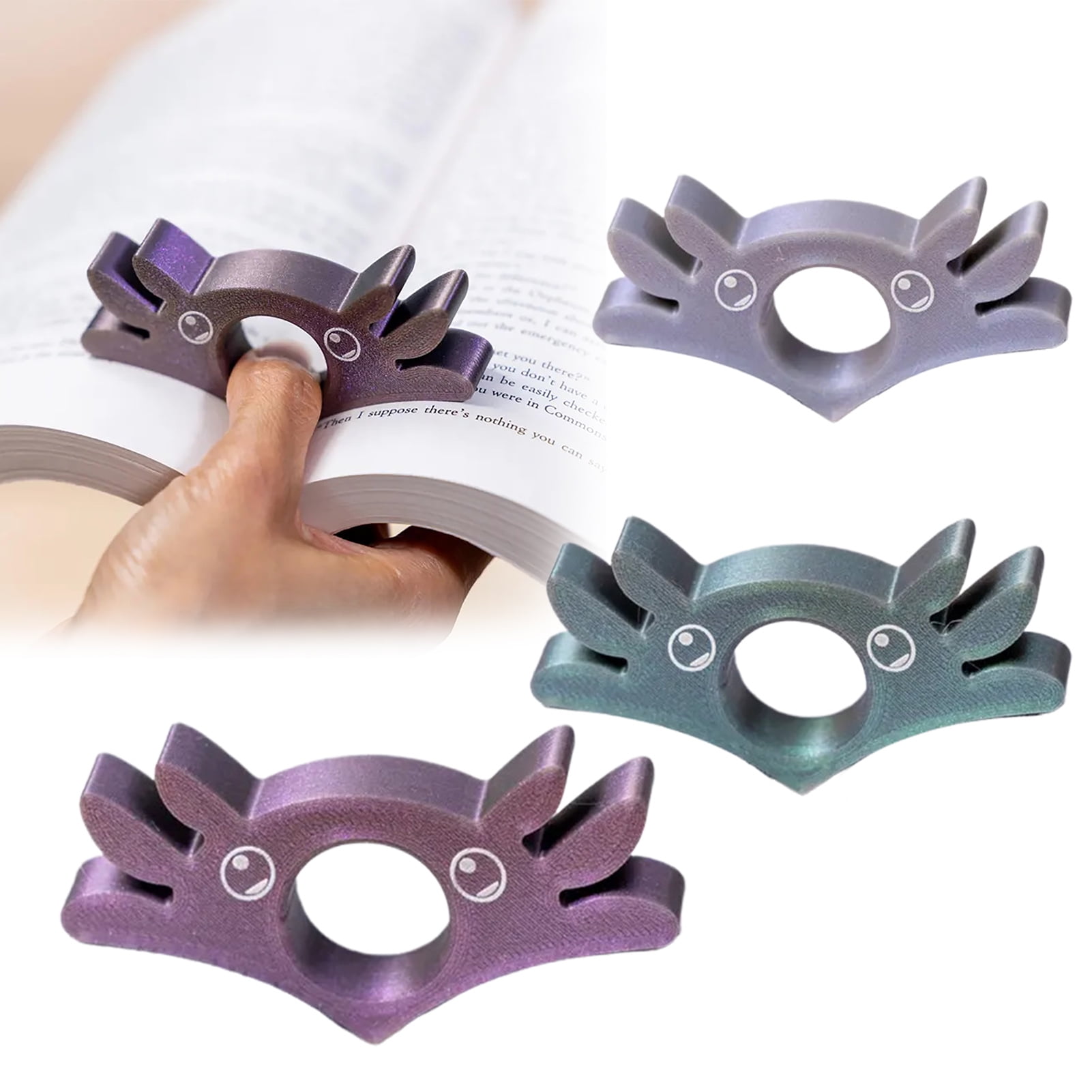 Dujiujun Book Page Holder Handcrafted Smooth Finish Book Holder for ...