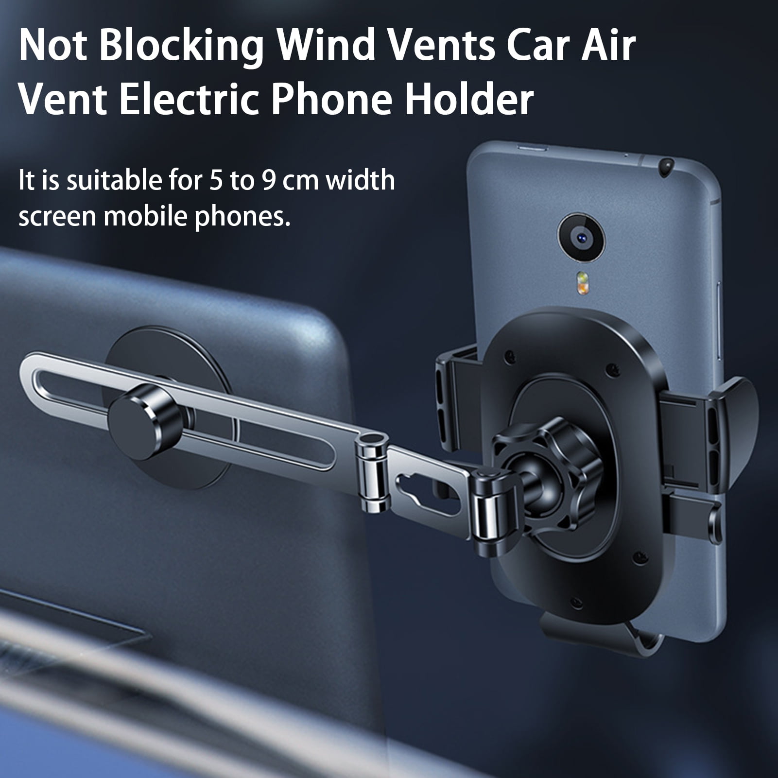 Dujiujun Car Phone Bracket Slide Rail Design 360 Degree Rotation ...